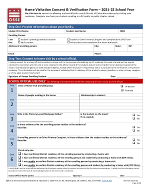 Fillable Online osse dc Consent Form - West Virginia Department of ...