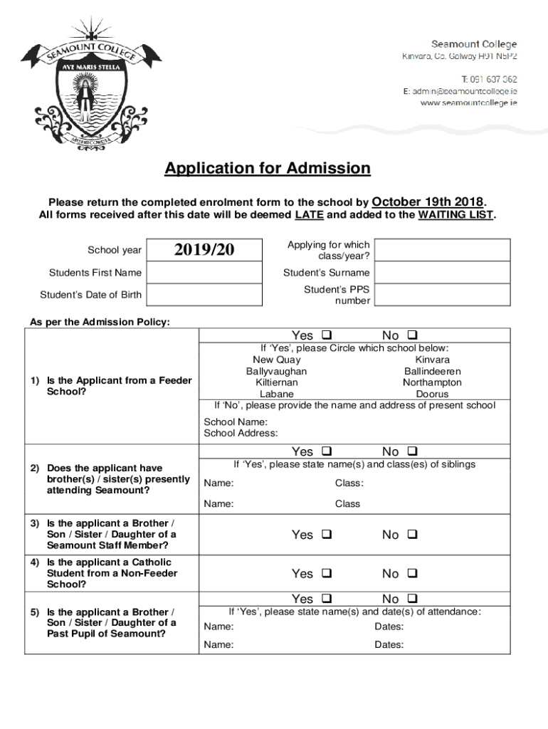 Fillable Online Sample Request Letter Template for Admission in School ...