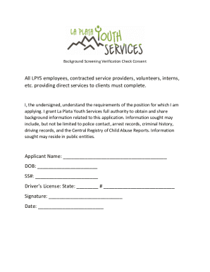 Fillable Online Home Caregiver Consent & Authorization Background Check ...