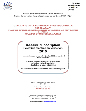 Remplissable En Ligne 2- Dossier Inscription formation continue Fax ...