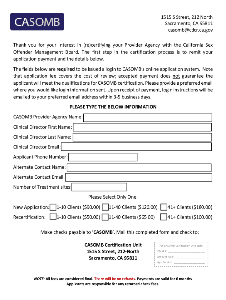 Fillable Online California Department of Corrections 1515 S St ...