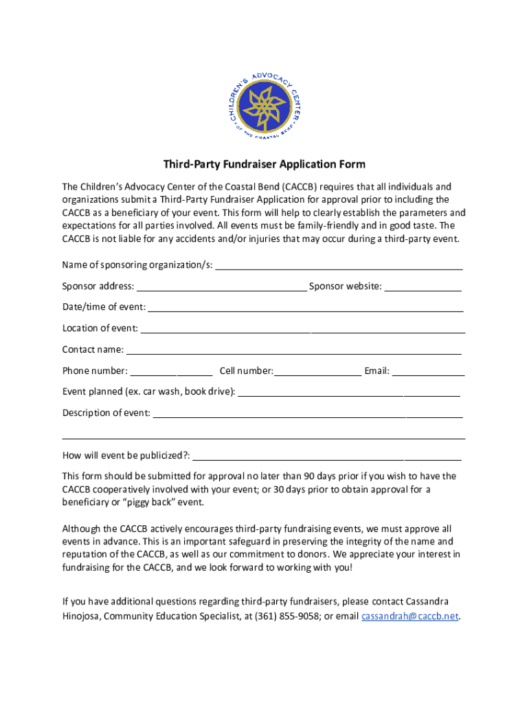 Fillable Online We Are CACTX - Children's Advocacy Centers of Texas ...