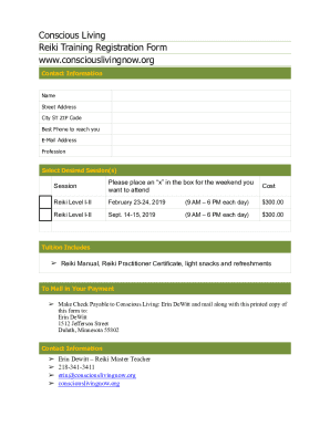 Fillable Online Reiki Client Information FormReiki Fax Email Print ...