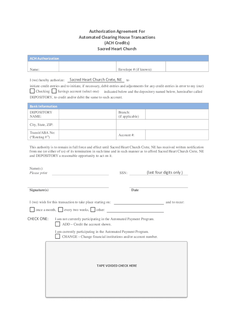Fillable Online ACH.pdf - DISBURSEMENT AND PAYMENT CHOICE AUTHORIZATION ...