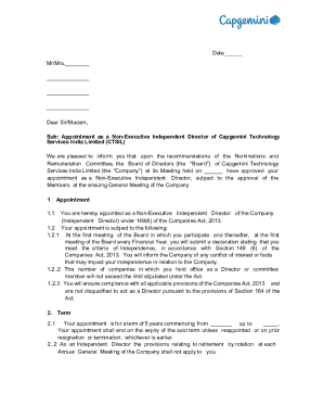 Capgemini Offer Letter 2022 Pdf - Fill Online, Printable, Fillable ...