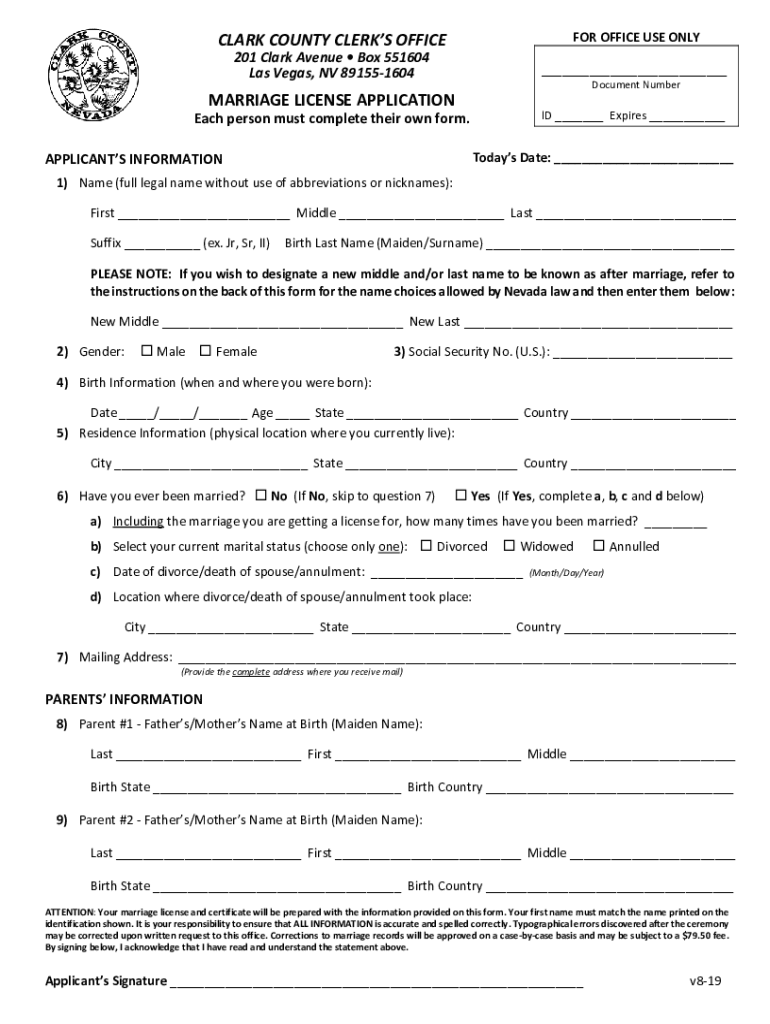Office of the County Clerk: Fill out & sign online | DocHub