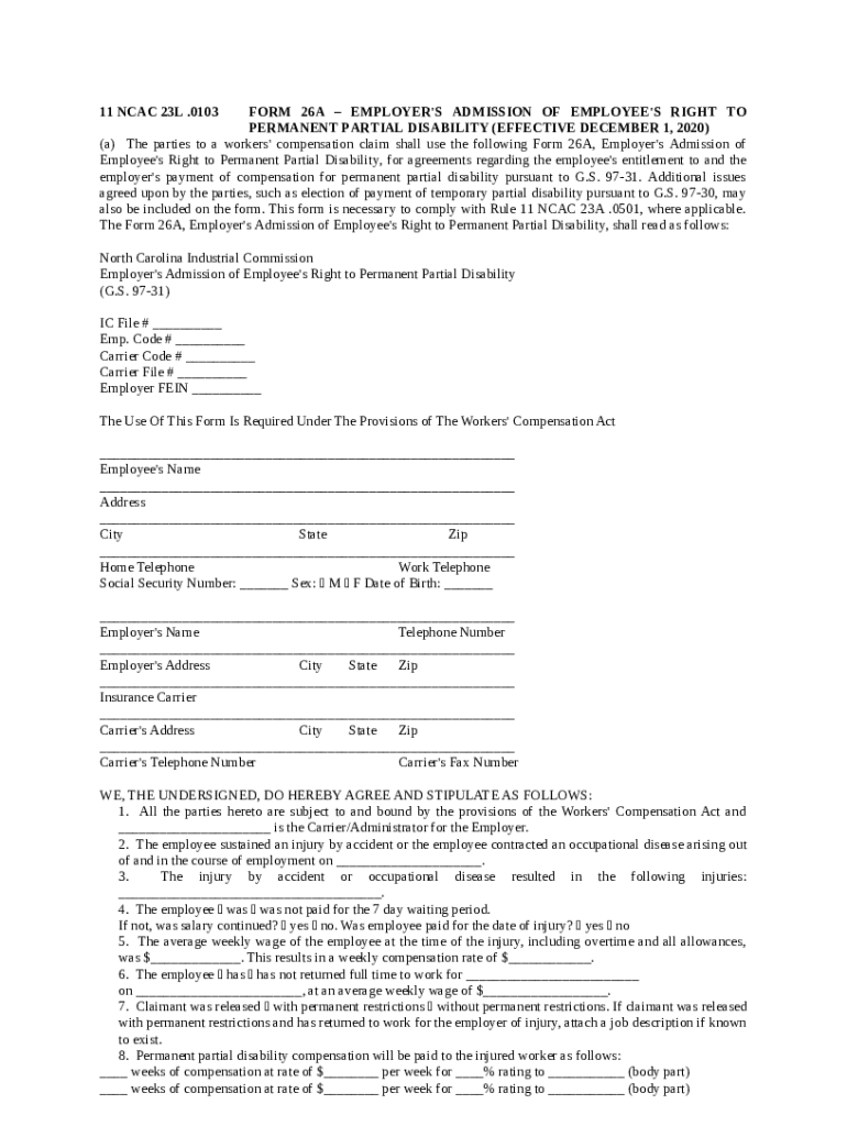 Free 26A North Caroli - Finds.com - ncrules state nc Doc Template ...