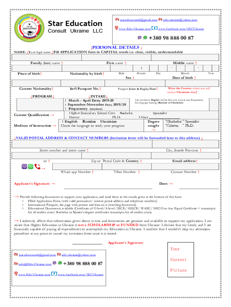 Fillable Online Application for Temporary Work Permit or Study Permit ...