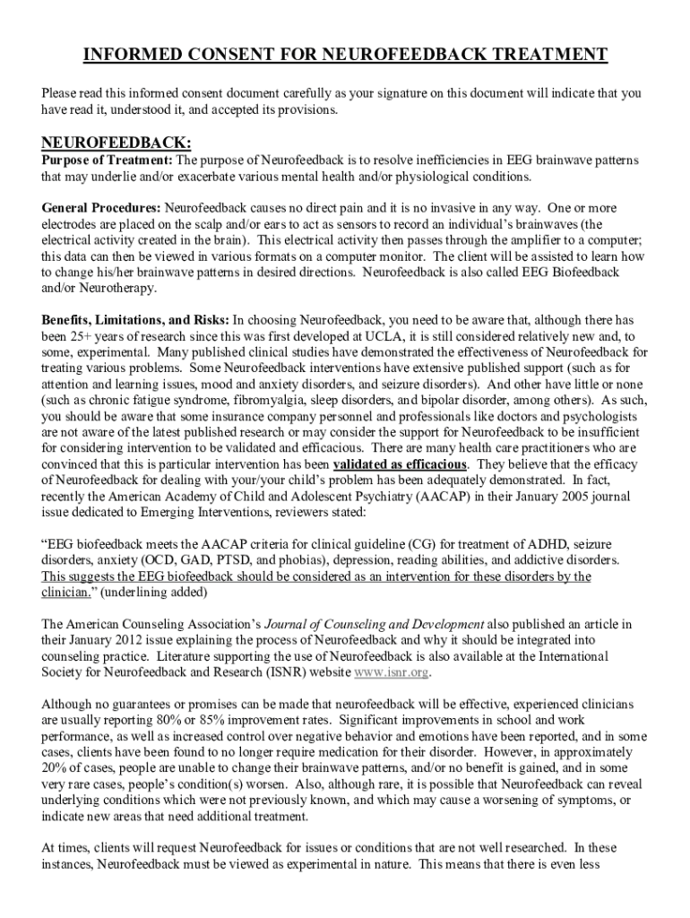 Fillable Online Sample Template: Documentation of the Informed Consent ...