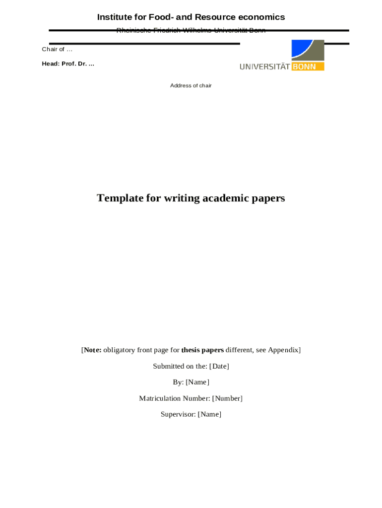 Thesis template pagesfind spreadsheet templates! free ... Doc Template ...