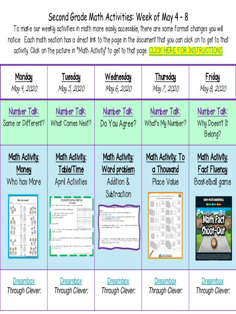 Fillable Online 57 Organizing Math ideasmath, math organization, math ...