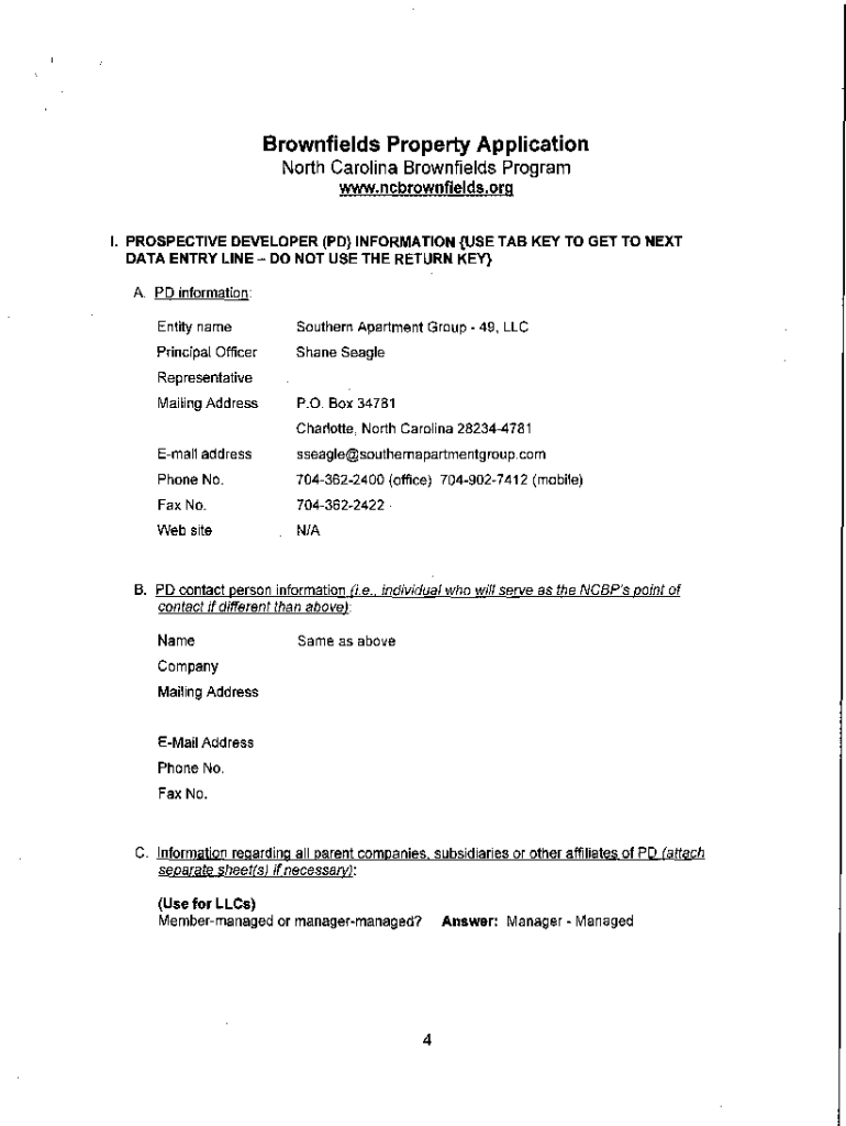 Fillable Online NC DEQ: How to Apply for Entry - North Carolina Fax ...
