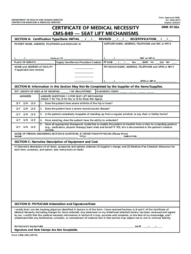 Fillable Online 2018-2021 Form CMS-484 Fill Online, Printable ...