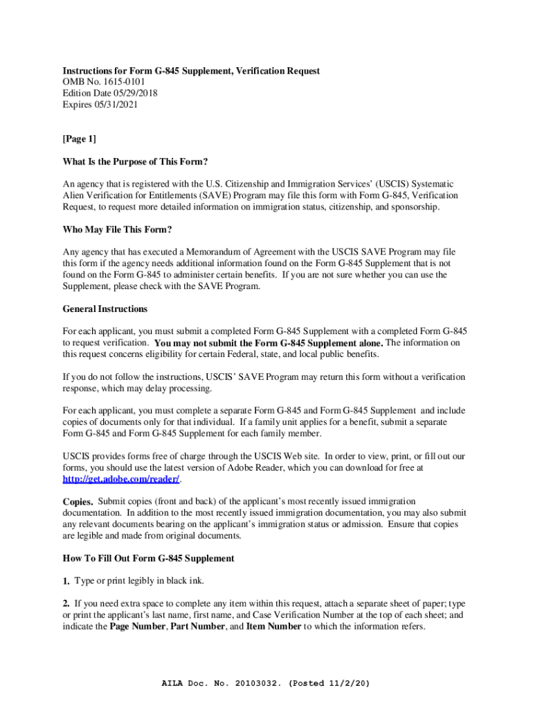 Fillable Online Form G-845, Verification Request - USCISForm I-589 ...