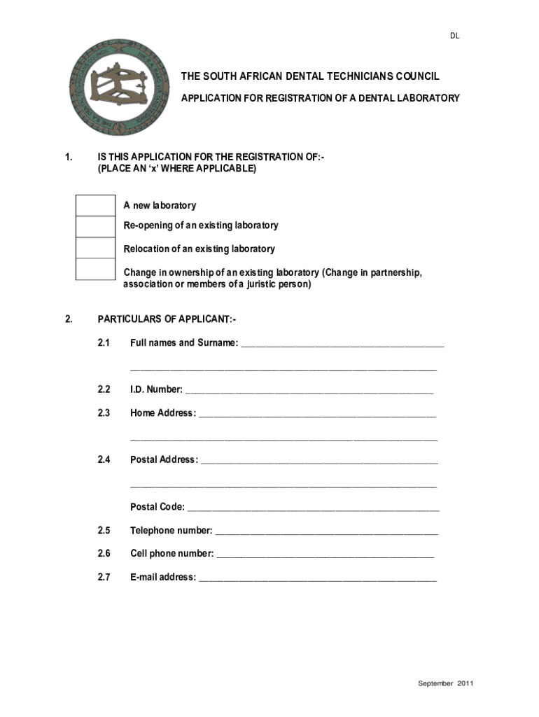 Fillable Online sadtc org SAHPRA - South African Health Products ...