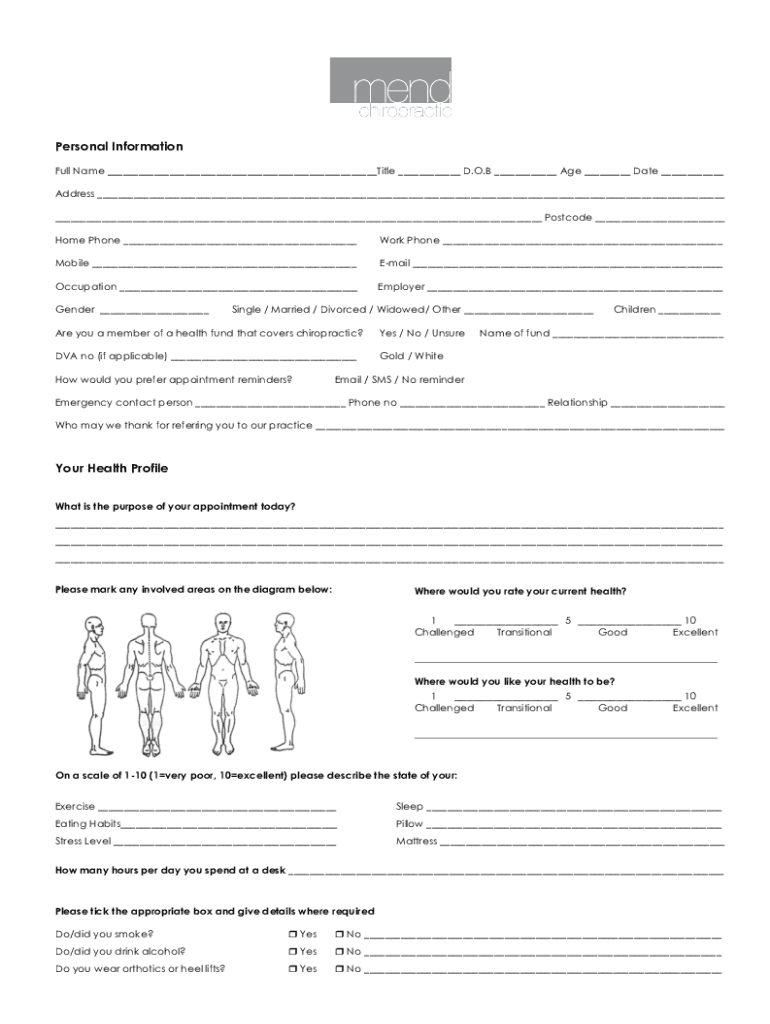 Fillable Online List of Personally Identifiable Information (PII) Fax ...
