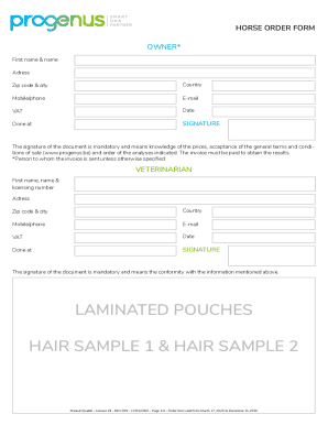 Fillable Online Horse Identification FormThe Horse Fax Email Print ...