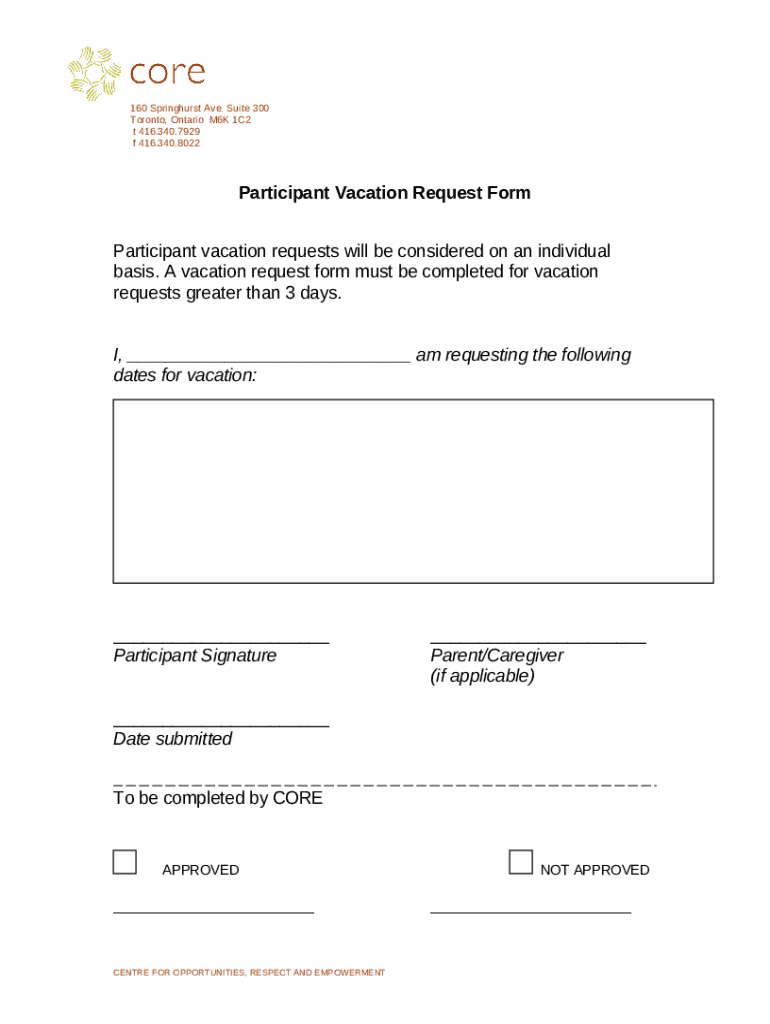 35+ SAMPLE Employee Vacation Request s in PDFMS WordVacation Scheduling Procedure - MyABX10 ...