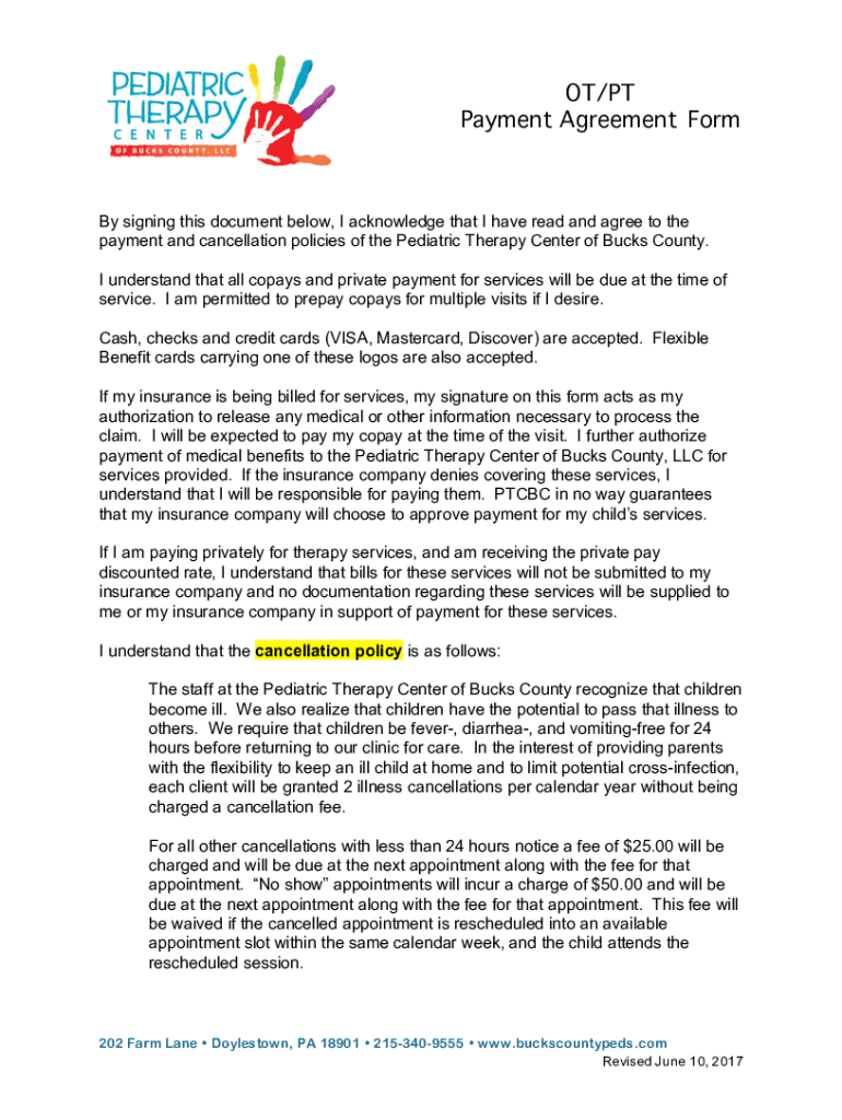 Fillable Online Patient payment agreement healthcare - templates.office ...