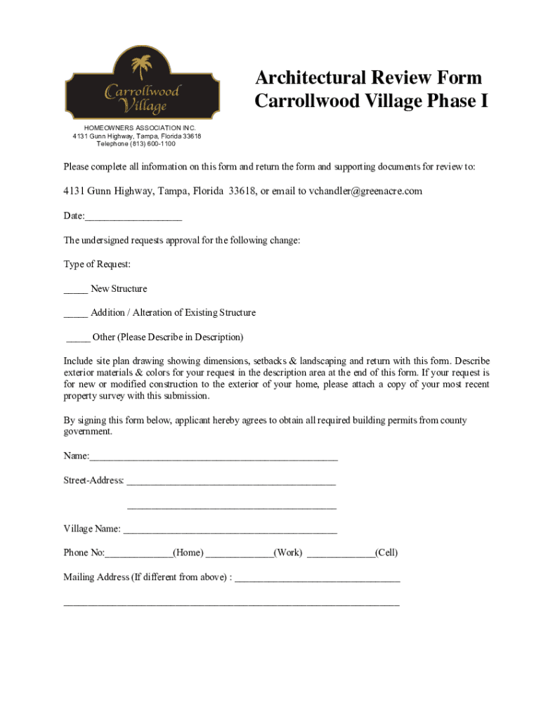 Fillable Online ARC Form.pdf Fax Email Print - pdfFiller