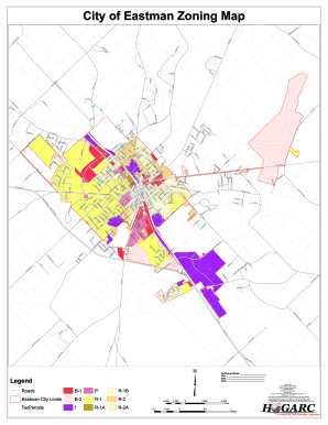Fillable Online City of Eastman Zoning Map Fax Email Print - pdfFiller