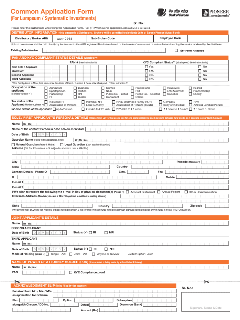 Fillable Online Common Application Form - Fill Online, Printable, Fillable ... Fax Email Print ...