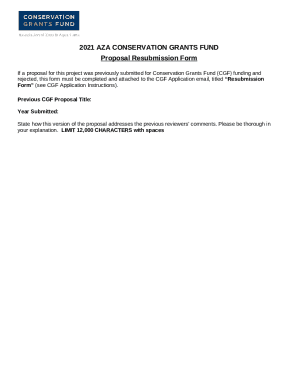 Examples of Successful Conservation Grant Proposals Doc Template ...