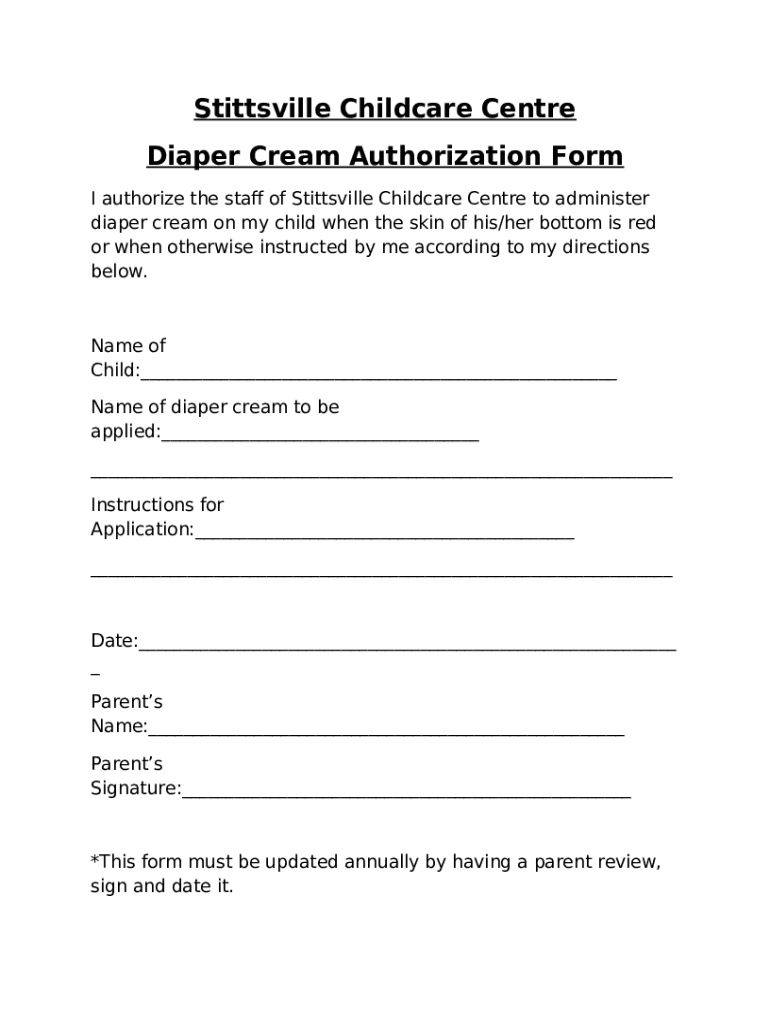 SAMPLE Non-Prescription Diaper Cream, Powder or Ointment by ... Doc ...