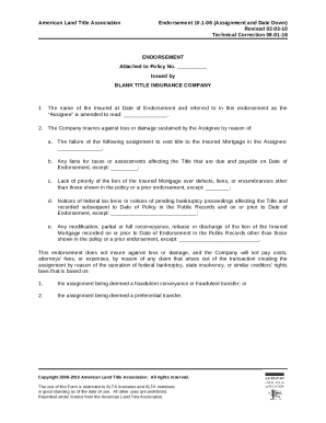 T-26 Additional Insured Endorsement Doc Template | pdfFiller