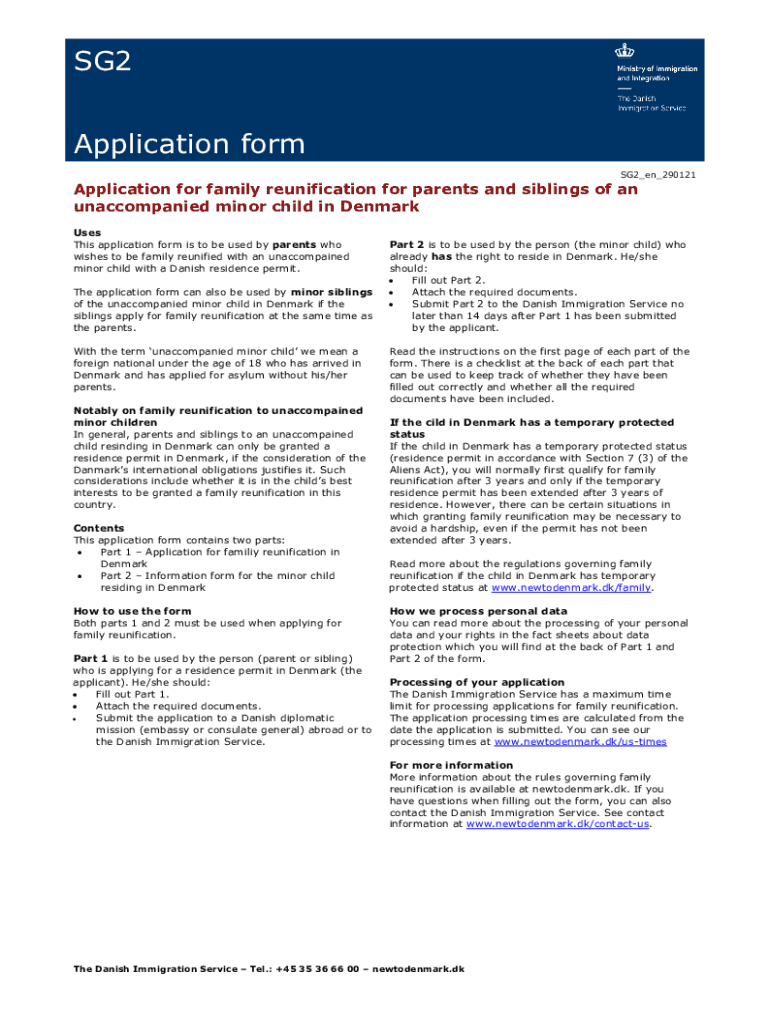 Fillable Online Denmark Schengen Visa Information In the United States ...