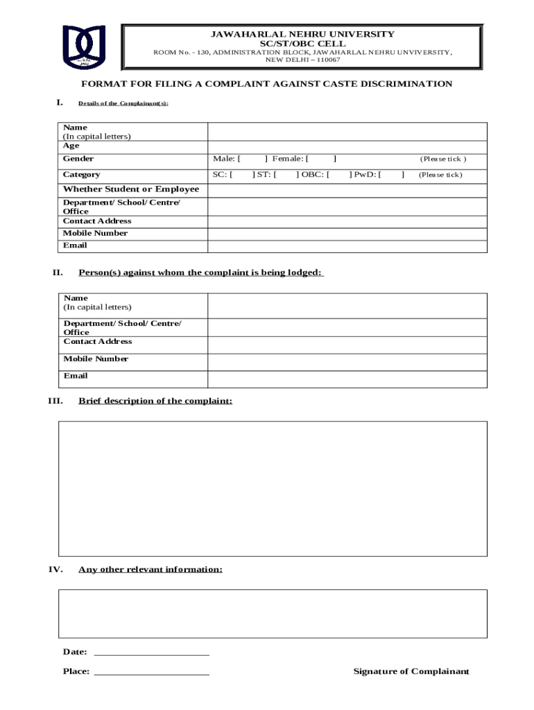 GENDER SENSITIZATION COMMITTEE AGAINST SEXUAL HARASSMENT - jnu ac Doc ...