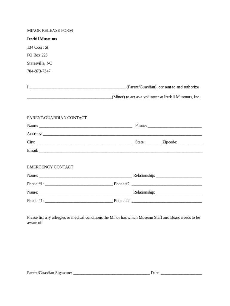 Plan your visit - IREDELL MUSEUMS Doc Template | pdfFiller