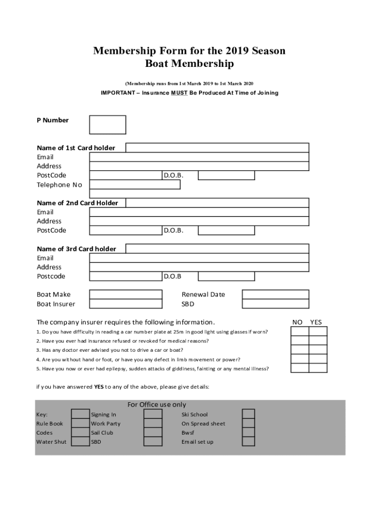 Fillable Online Boat Club Memberships: Why Should You Join?Discover ...