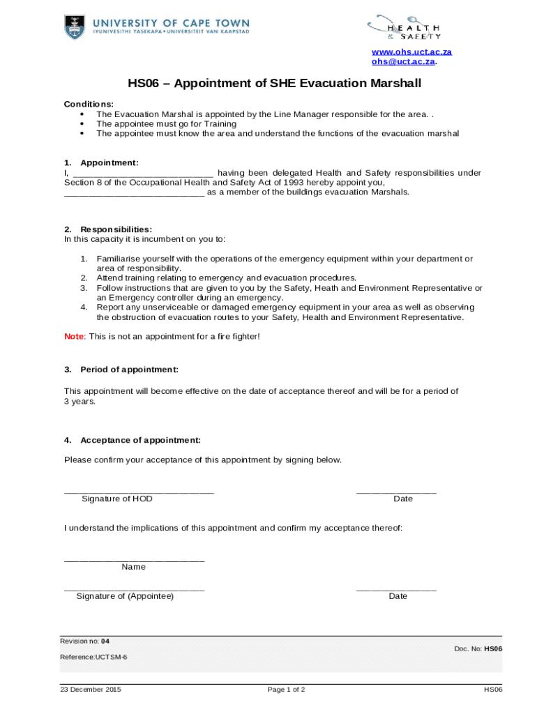 HEALTH, SAFETY AND ENVIRONMENTAL AGREEMENT - s uct ac Doc Template | pdfFiller