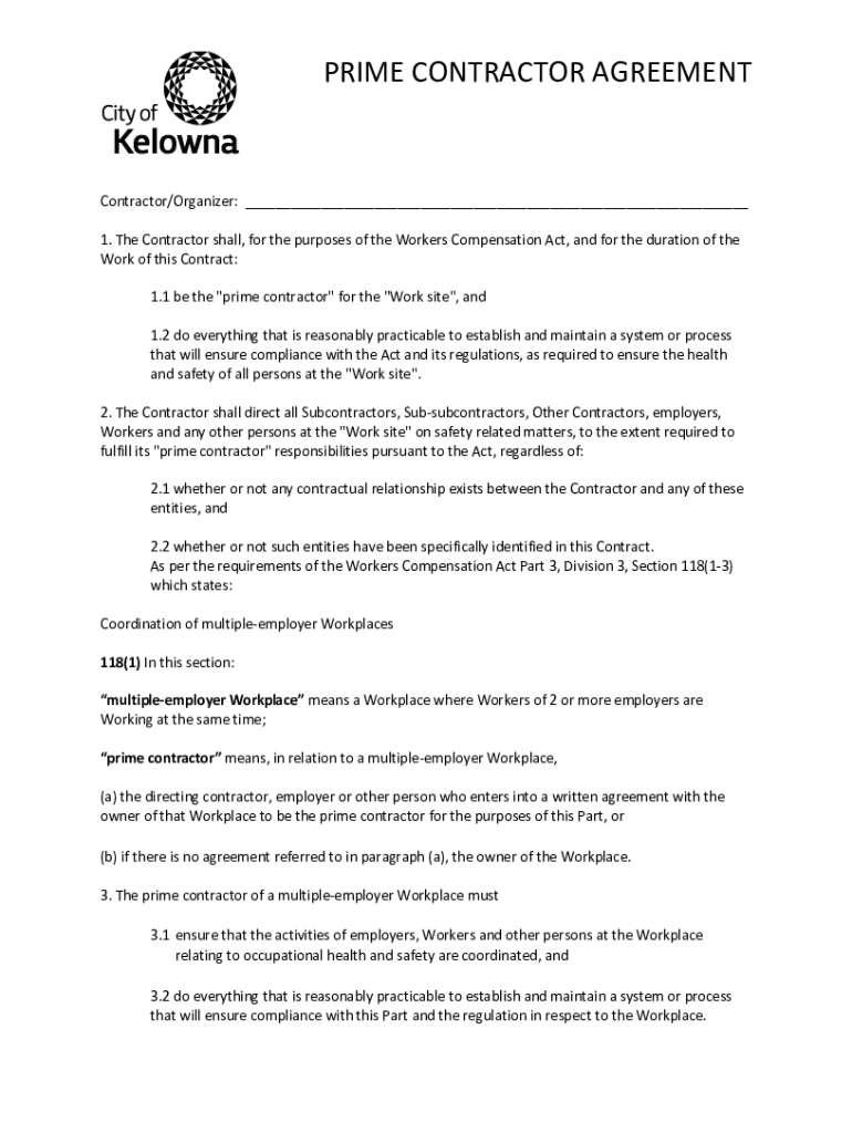 Fillable Online Contractor/Organizer: Fax Email Print - pdfFiller