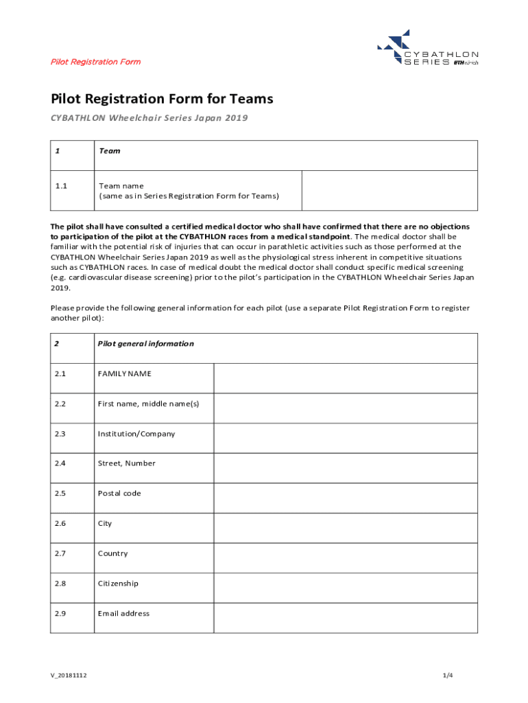 Fillable Online Pilots - Federal Aviation AdministrationFind a Sport ...