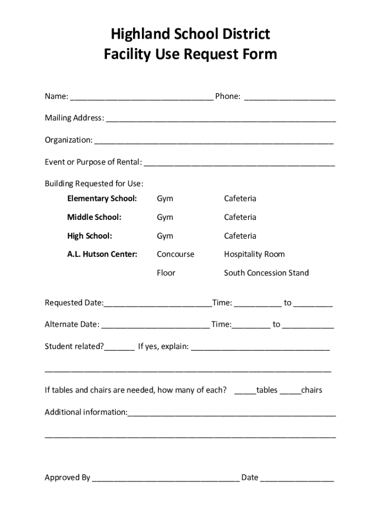 Fillable Online facility use form1 1:27:21 - North Clackamas School ...