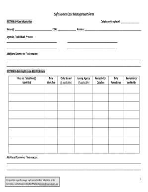 Fillable Online Disaster Case Management Triage Form Fax Email Print ...