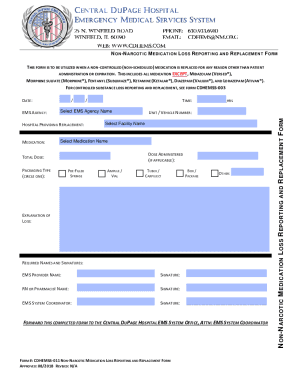 Fillable Online Medication Error Report Form TemplateJotForm Fax Email ...