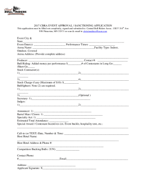 Fillable Online Download the 2021 Bull Rider Application Form - PBR Fax ...