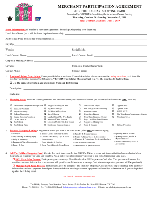 Fillable Online Store Information: (Complete a merchant agreement for ...