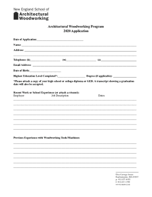 Fillable Online Application Form AWP Winter 2021 Fax Email Print ...