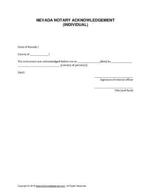 Fillable Online NV Notarial Certificates - Notary Stamp Fax Email Print ...