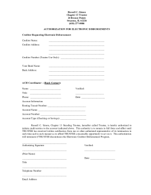 Fillable Online EFT Authorization Form (003) Fax Email Print - pdfFiller