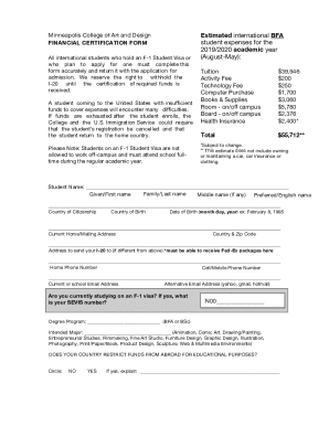 Fillable Online MFA Application ChecklistMinneapolis College of Art and ...