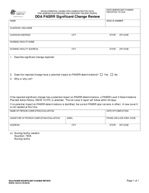 Fillable Online Preadmission Screening & Resident Review (PASRR)Texas ...