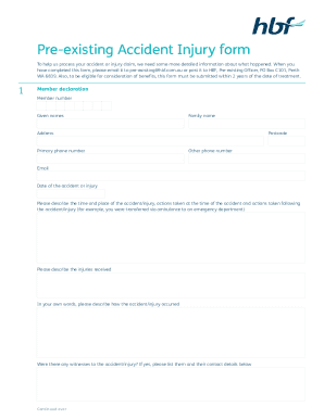Fillable Online how Pre-Existing Injuries Affect Your Personal Injury ...
