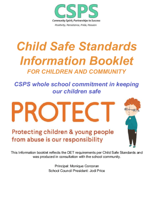 Fillable Online cranbournesouth vic edu Child Safe Standards ...