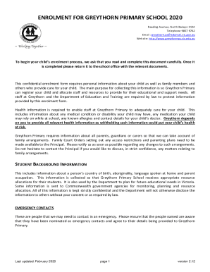 Fillable Online PRINCIPALS REPORT - Greythorn Primary School Fax Email ...
