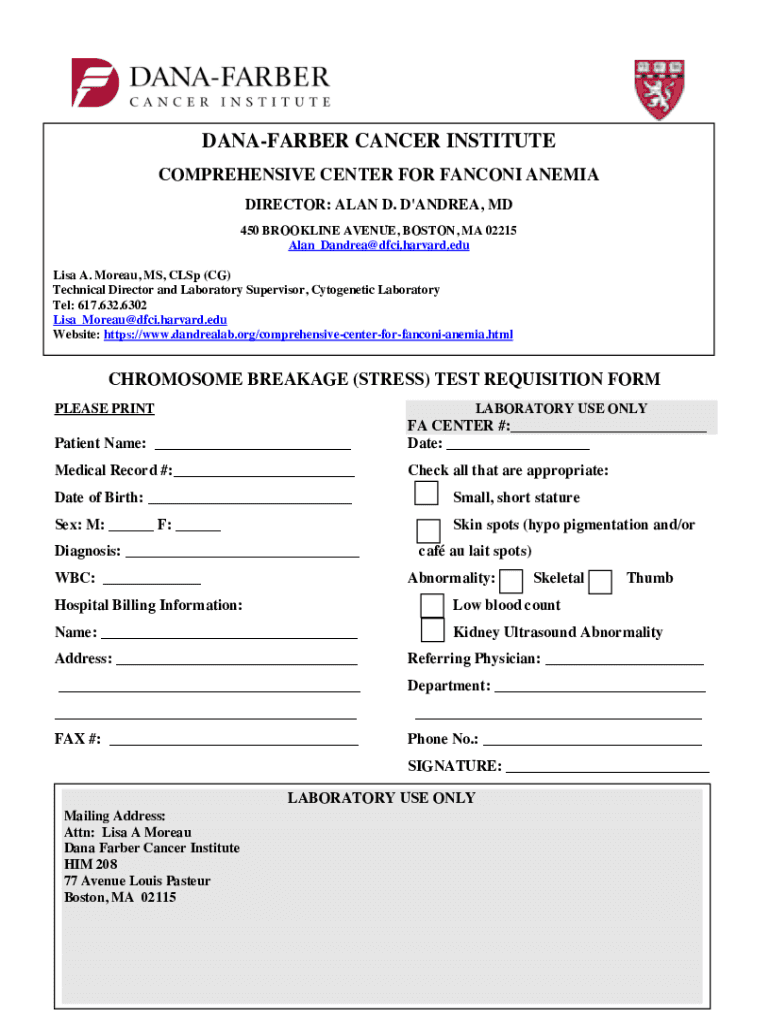 Fillable Online Patient requisition sheet Fax Email Print - pdfFiller